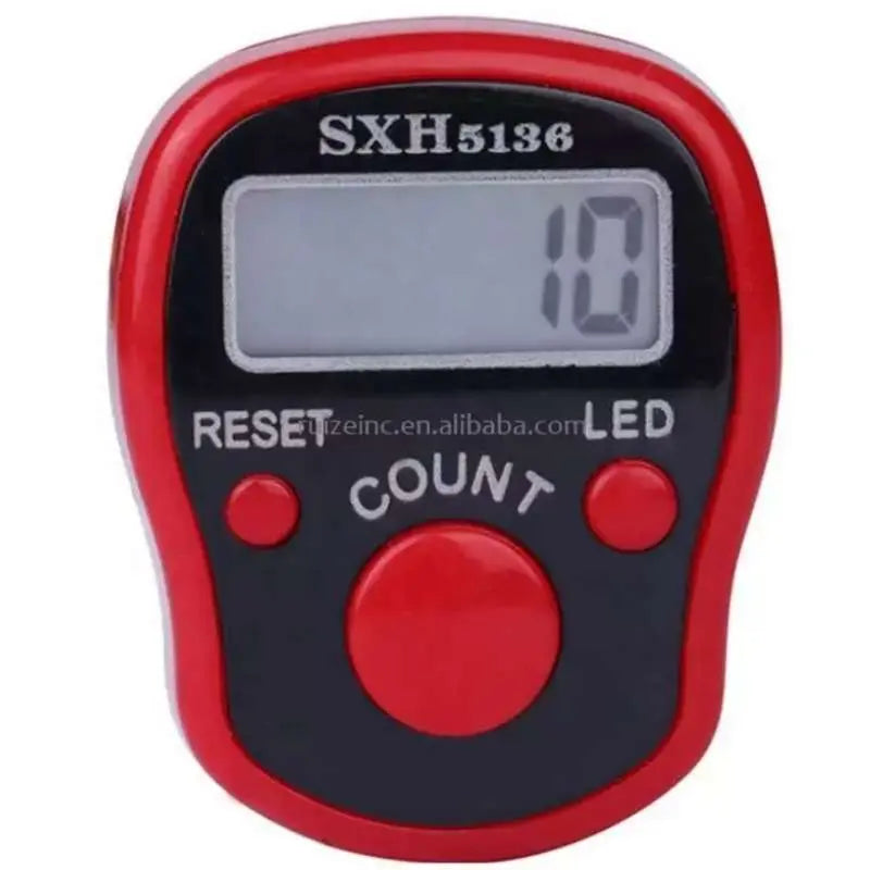 Digital Fingerräknare Med LED - Röd - VEVENE – vevene.com