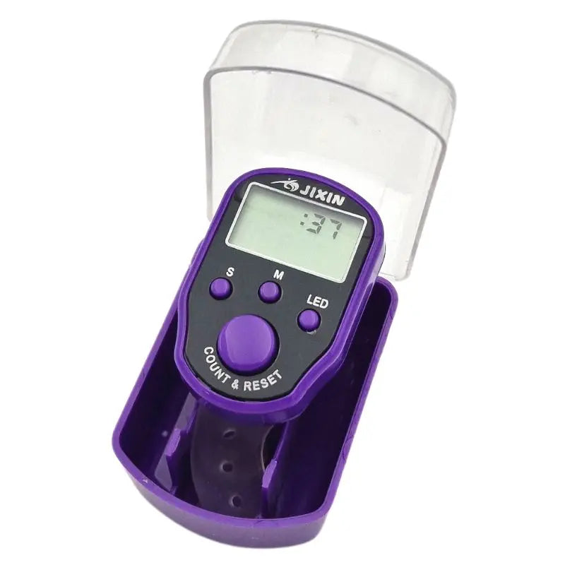 Digital Fingerräknare | Stoppklocka | Lila - VEVENE – vevene.com